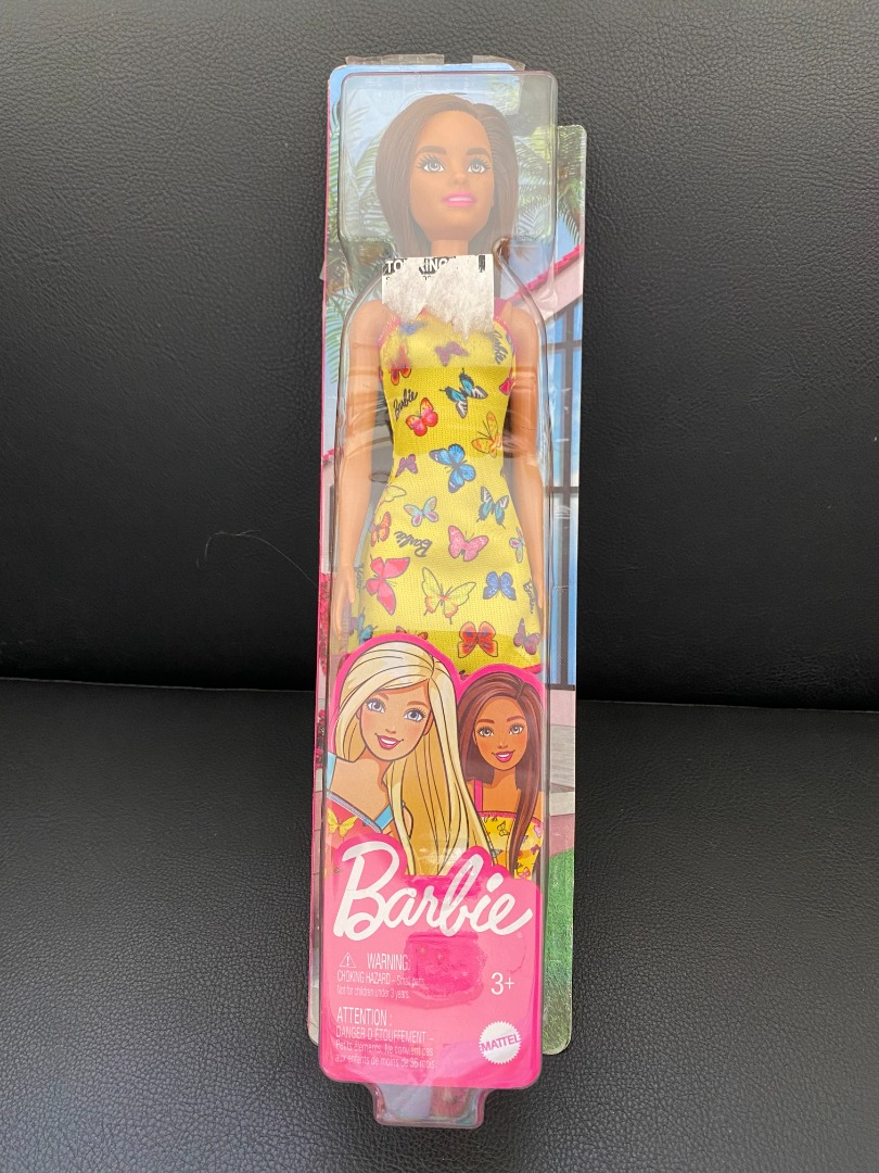 mattel barbie doll yellow dress, Hobbies & Toys, Toys & Games on Carousell