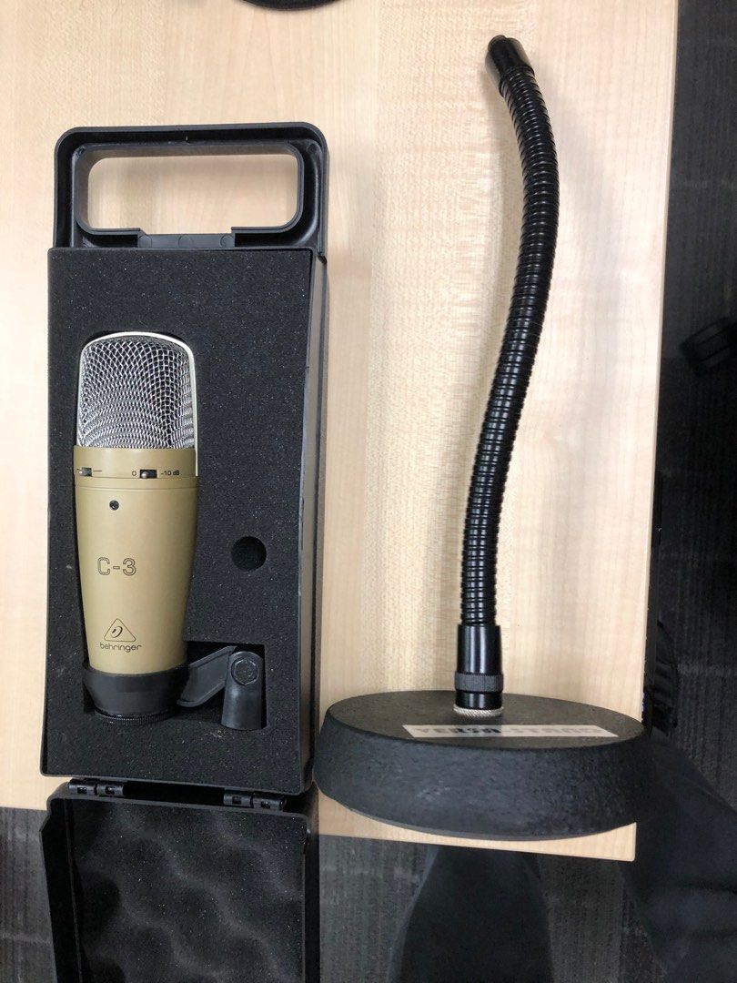Behringer C-3 microphone, Audio, Microphones on Carousell