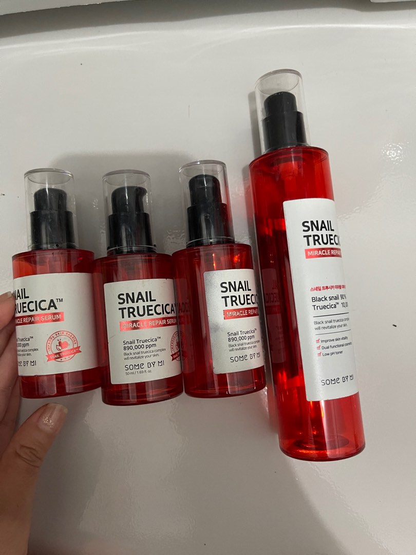 Botol Kosong Snail Truecica Original, Kesehatan & Kecantikan, Kulit ...