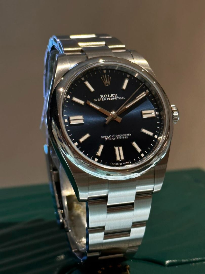 Brand New Rolex Oyster Perpetual 41 OP 41 124300 2022 Blue Dial, Luxury ...