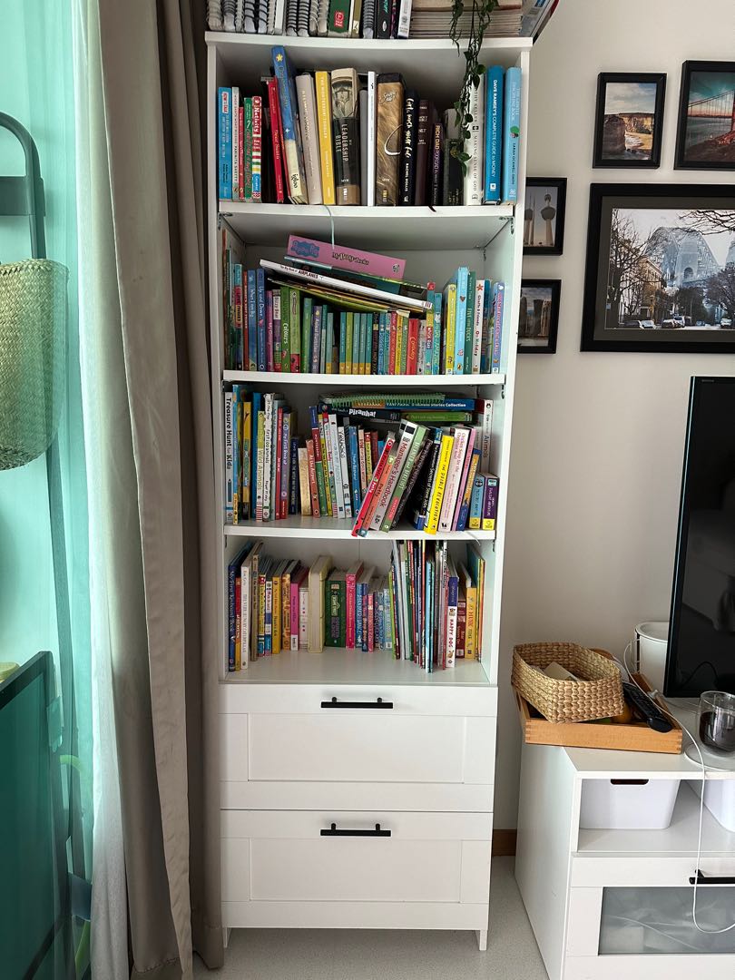 Brimnes Book Shelf with Drawer IKEA, Furniture & Home Living, Furniture ...
