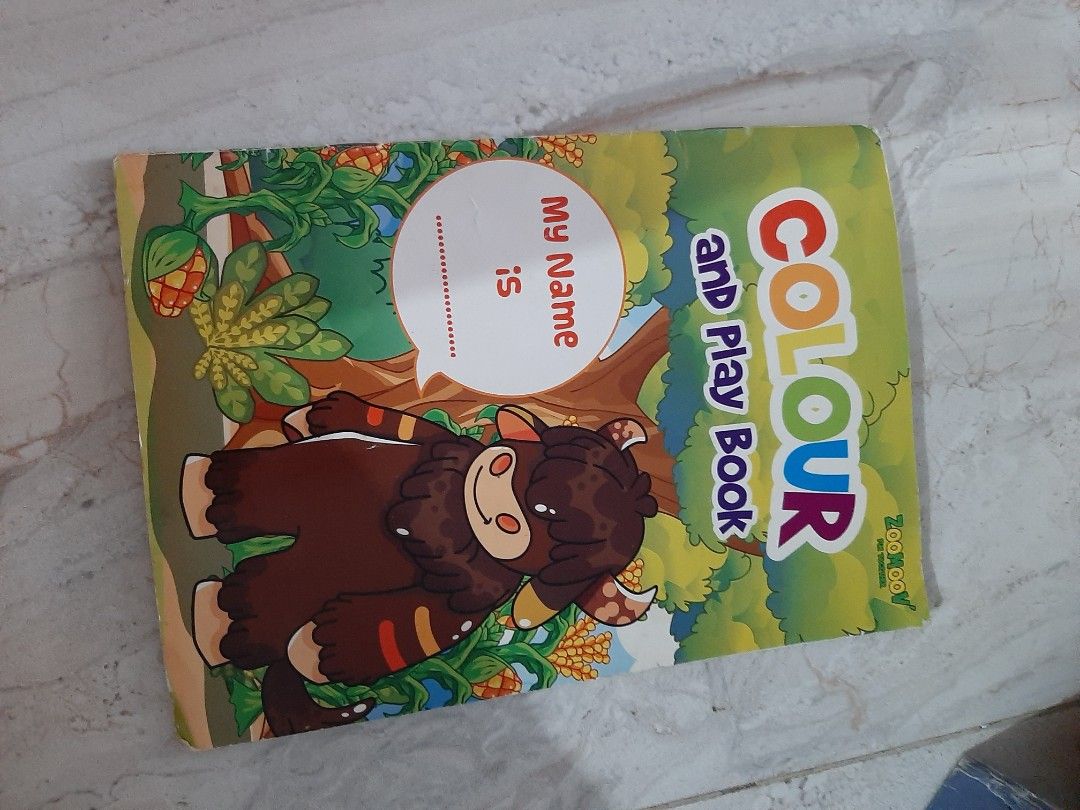 Buku color, Buku & Alat Tulis, Buku Anak-Anak di Carousell
