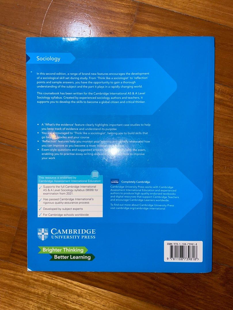Cambridge International AS & A Level Sociology Coursebook, Hobbies ...