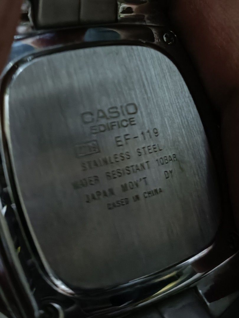 Vintage Casio Edifice Watch, Luxury, Watches on Carousell