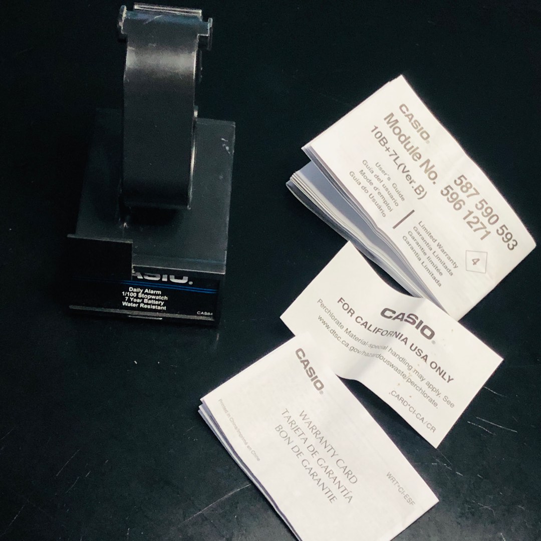 Casio Watch Standee, Men's Fashion, Watches & Accessories, Accessory ...