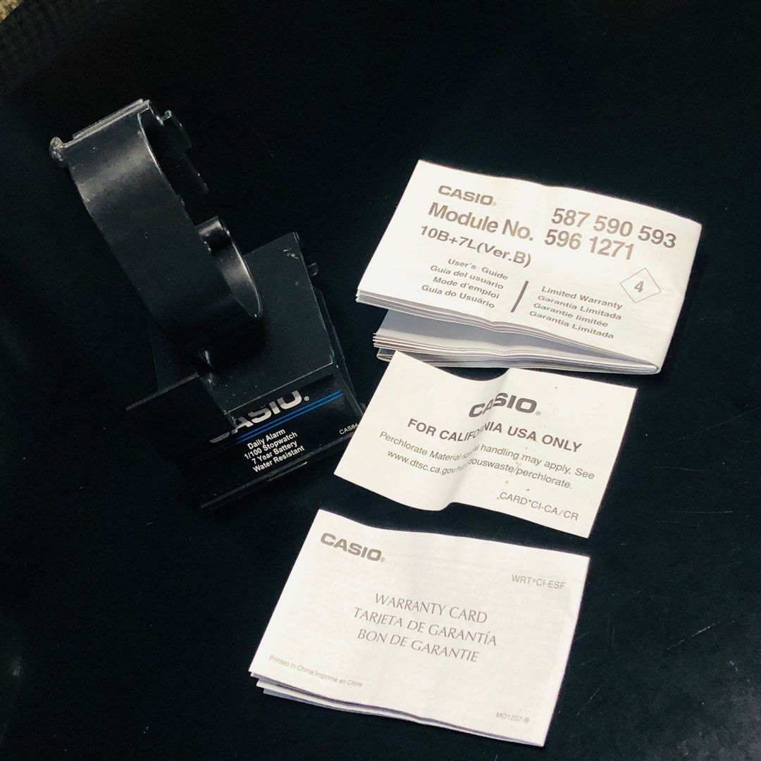 Casio Watch Standee, Men's Fashion, Watches & Accessories, Accessory ...