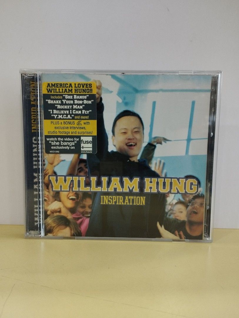 (CD+VCD) William Hung Inspiration, Hobbies & Toys, Music & Media, CDs & DVDs on Carousell