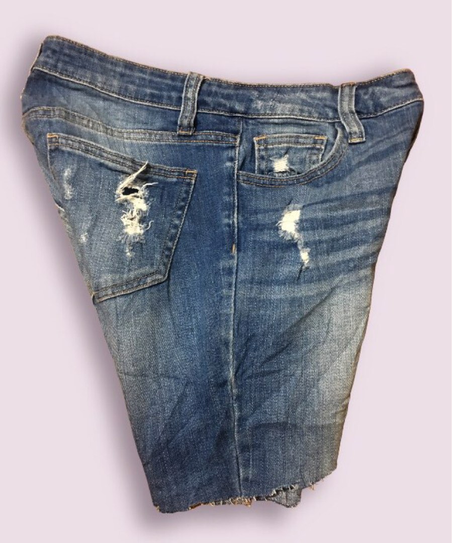 Cello Jeans denim tattered short, Women's Fashion, Bottoms, Shorts on ...