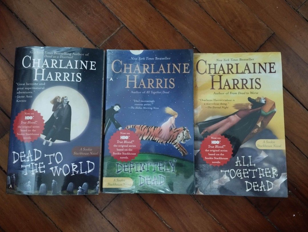 Charlaine Harris Novels Set - Dead to the World, Definitely Dead, All ...