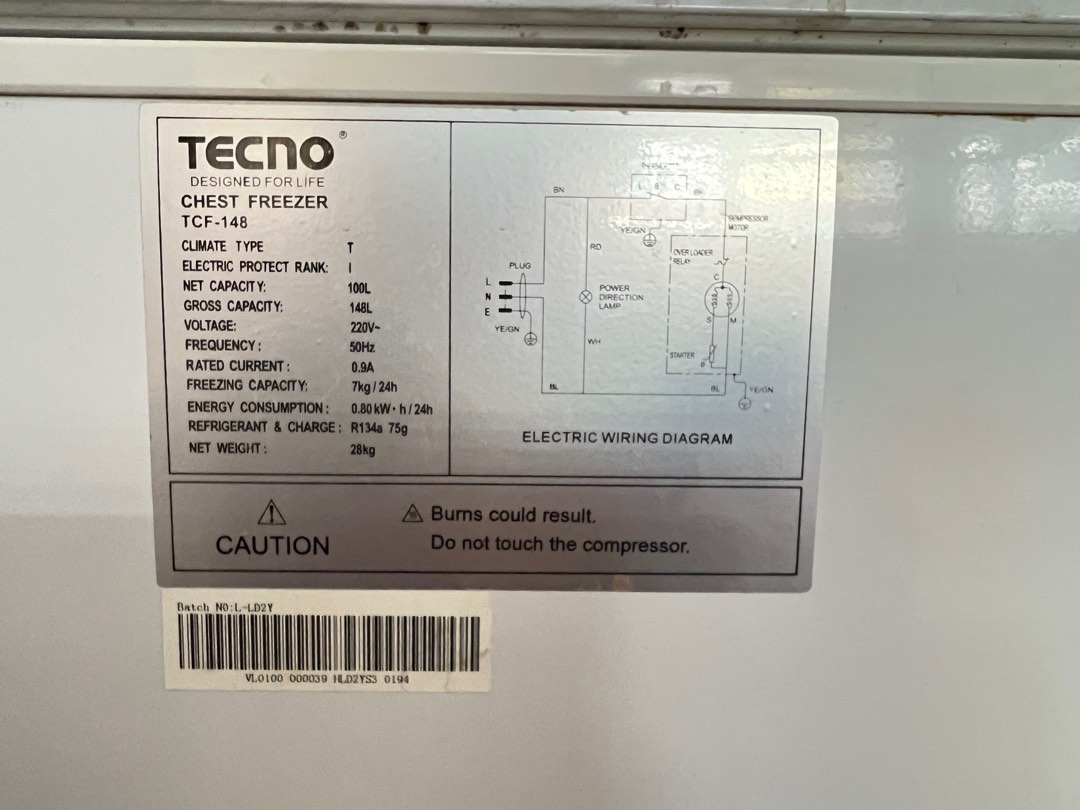 Chest Freezer Schematic Diagram Cois Chest Freezer Review