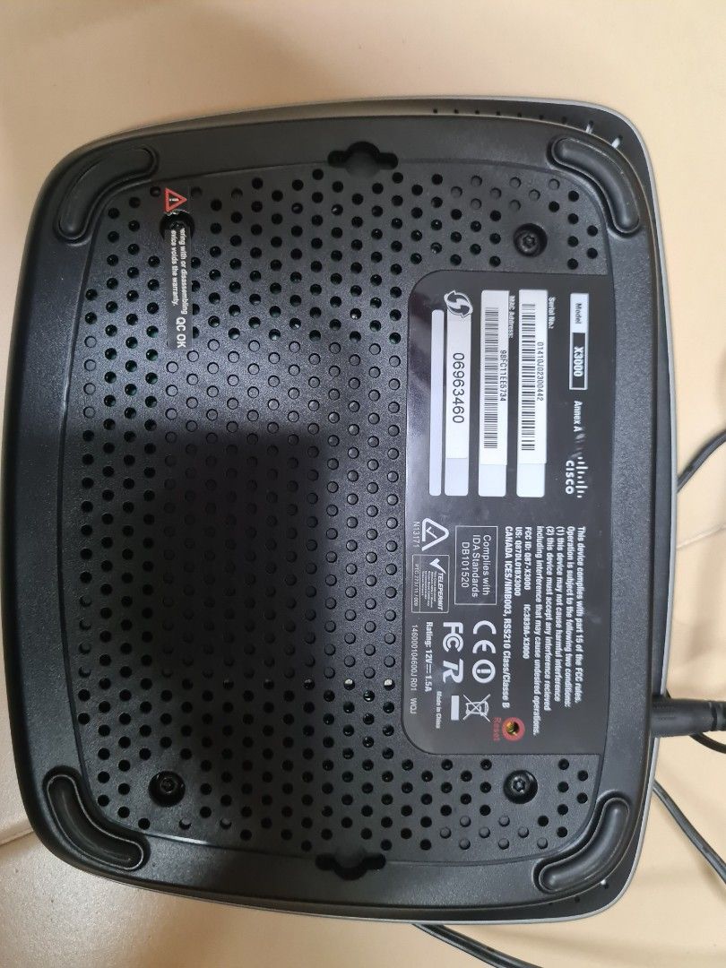 Cisco router X3000, Computers & Tech, Parts & Accessories, Networking ...