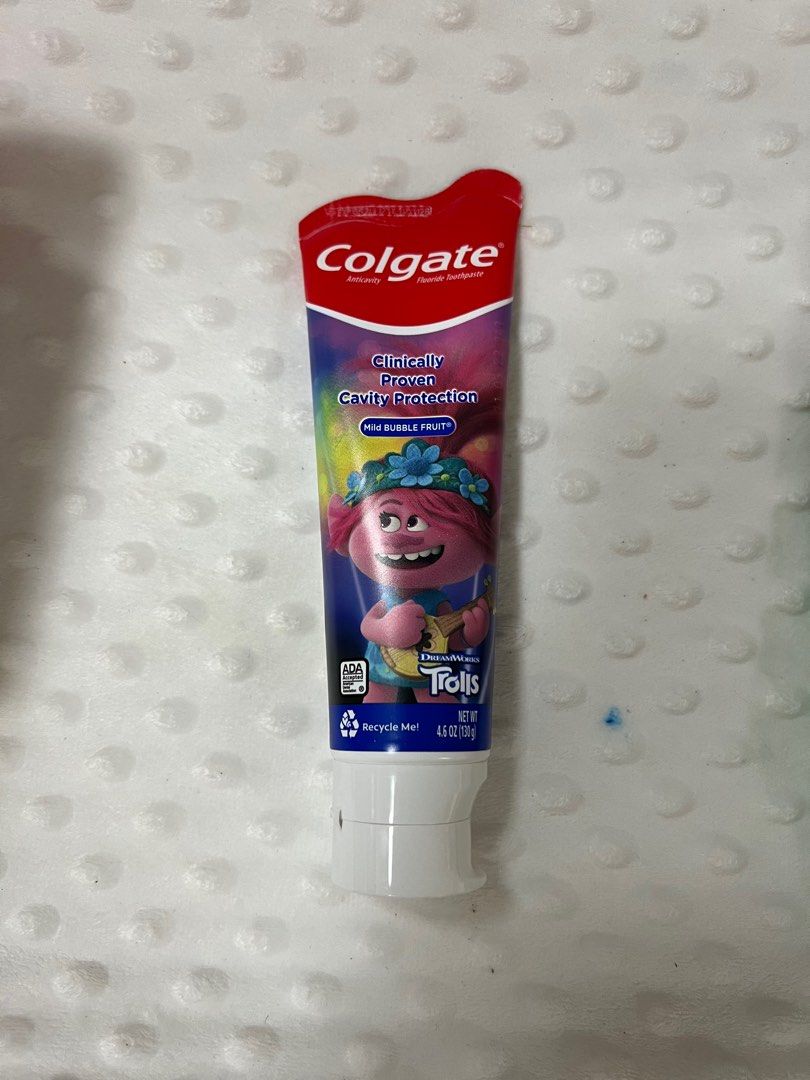 Colgate kids trolls mild bubble fruit toothpaste, Babies & Kids ...