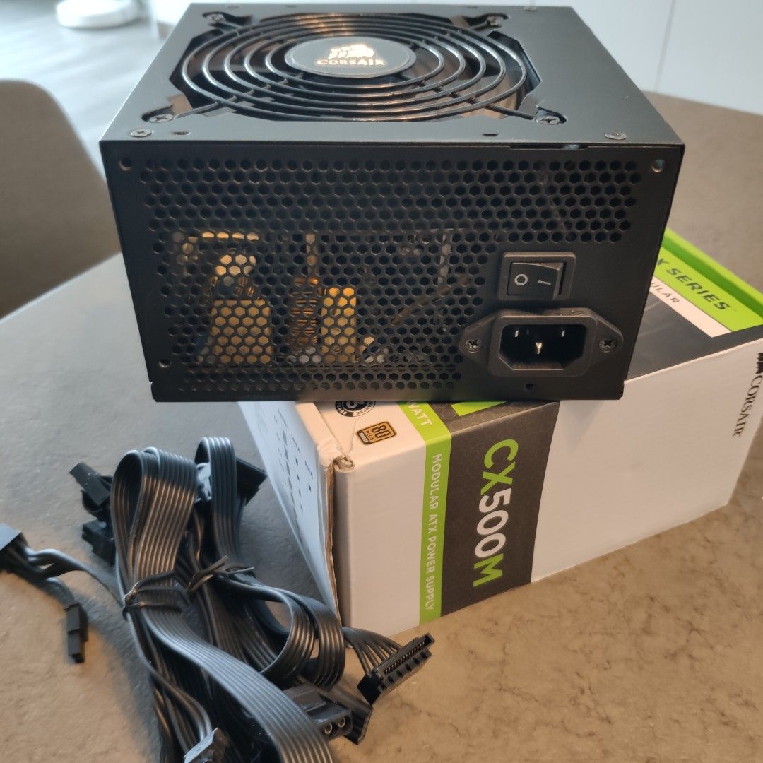 Corsair CX600M modular ATX power supply PSU, Computers & Tech, Parts ...