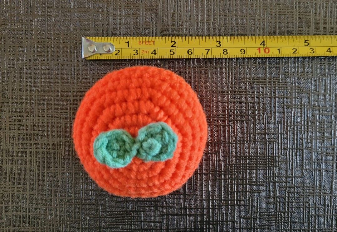 Crochet Mandarin Orange CNY, Hobbies & Toys, Stationery & Craft ...