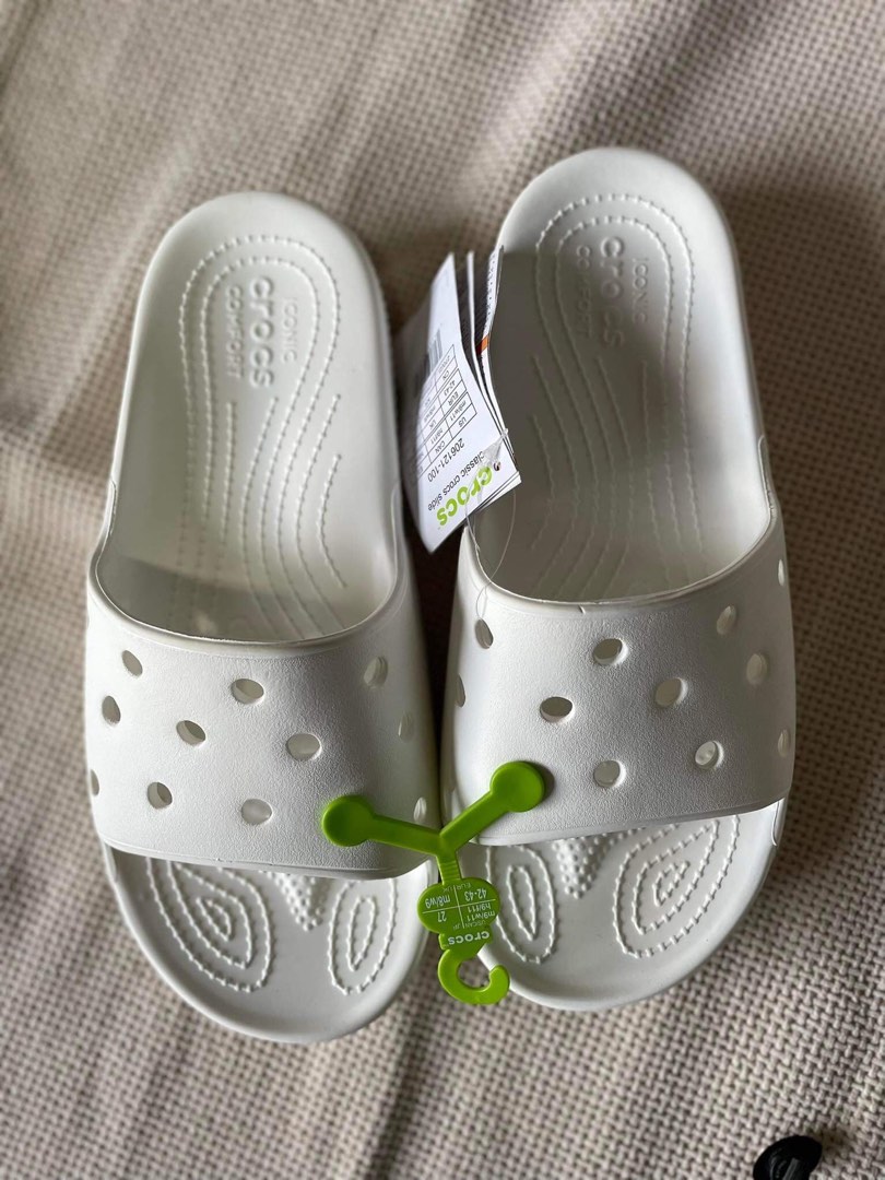 Crocs slides, Women's Fashion, Footwear, Slippers and slides on Carousell