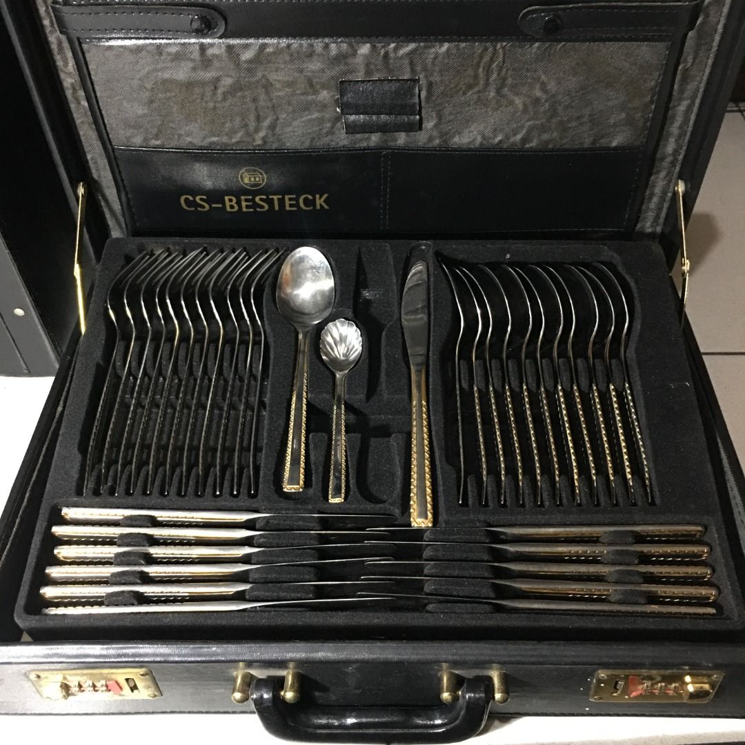 CS-BESTECK Solingen Germany Cutlery Set, Furniture & Home Living ...