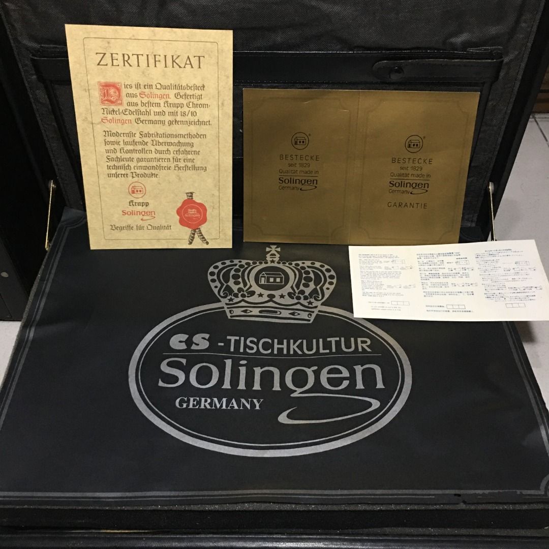 CS-BESTECK Solingen Germany Cutlery Set, Furniture & Home Living ...