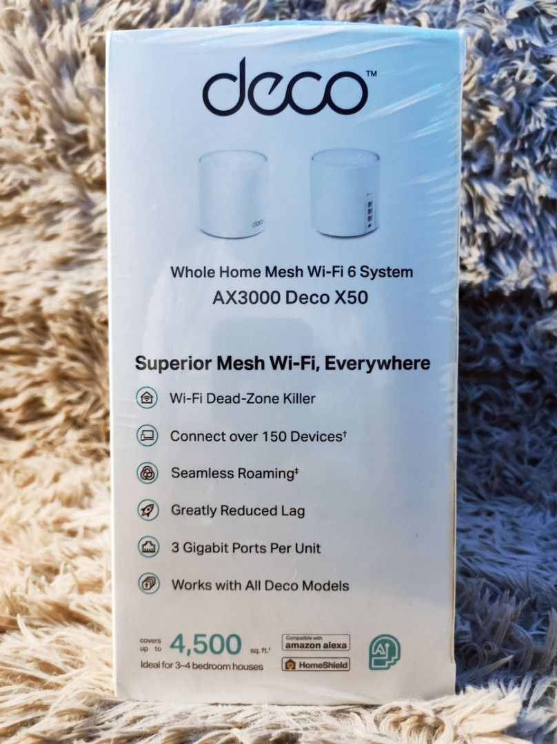 DECO AX3000 X50 Whole Home Mesh Wi-Fi 6, Computers & Tech, Office ...