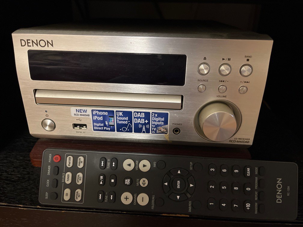 Denon mini HiFi, 音響器材, 其他音響配件及設備 - Carousell