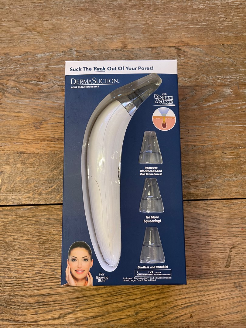 Derma Suction Pore Cleaning Device, Beauty & Personal Care, Face, Face ...
