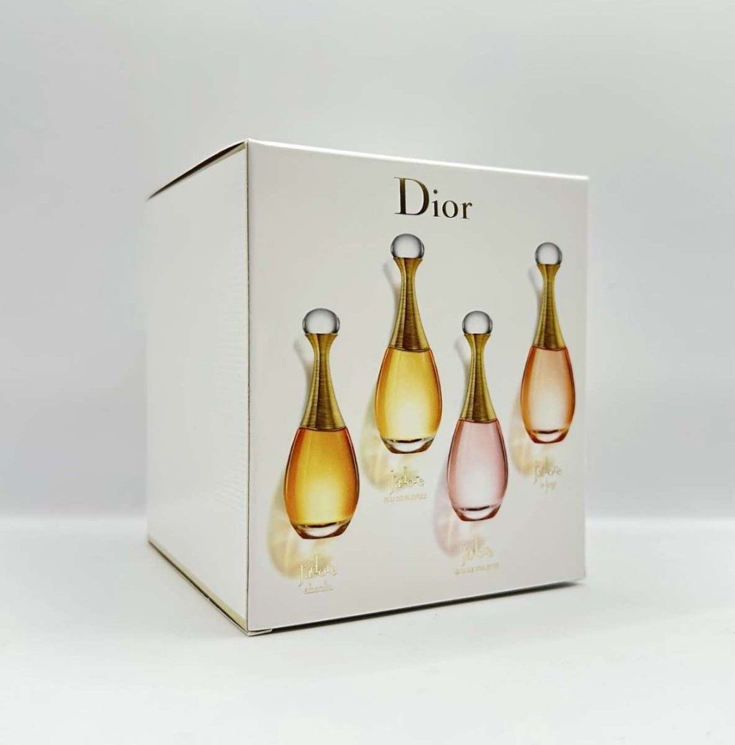 DIOR JADORE 4 IN 1 SET LA COLLECTION 4X5ML MINI TRAVEL PERFUME, Beauty ...