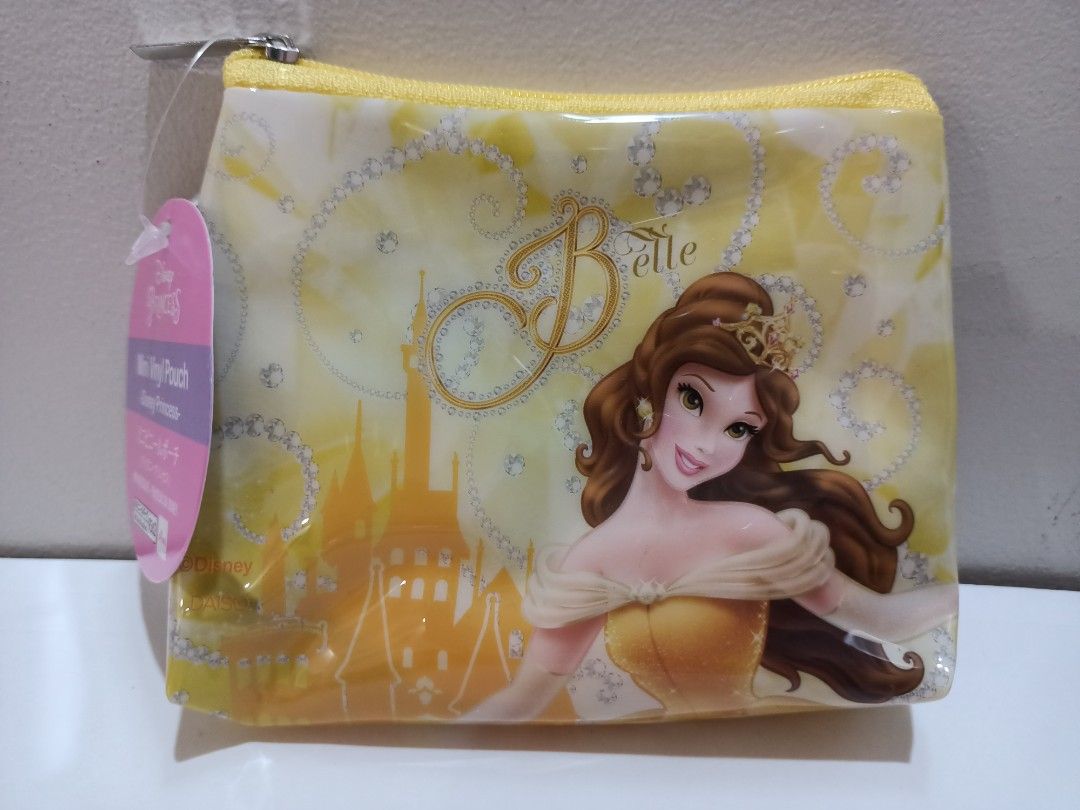 Disney License Mini Vinyl Coin Pouch Rapunzel Cinderella Belle Ariel ...
