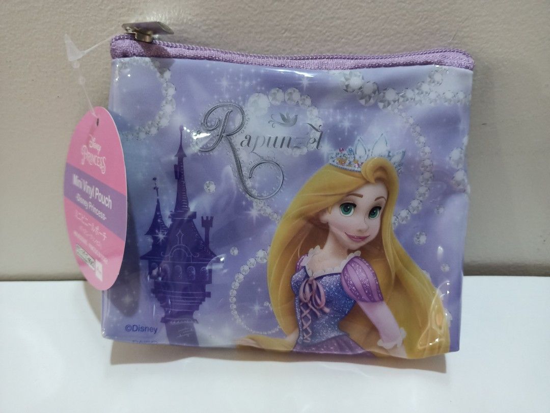 Disney License Mini Vinyl Coin Pouch Rapunzel Cinderella Belle Ariel ...