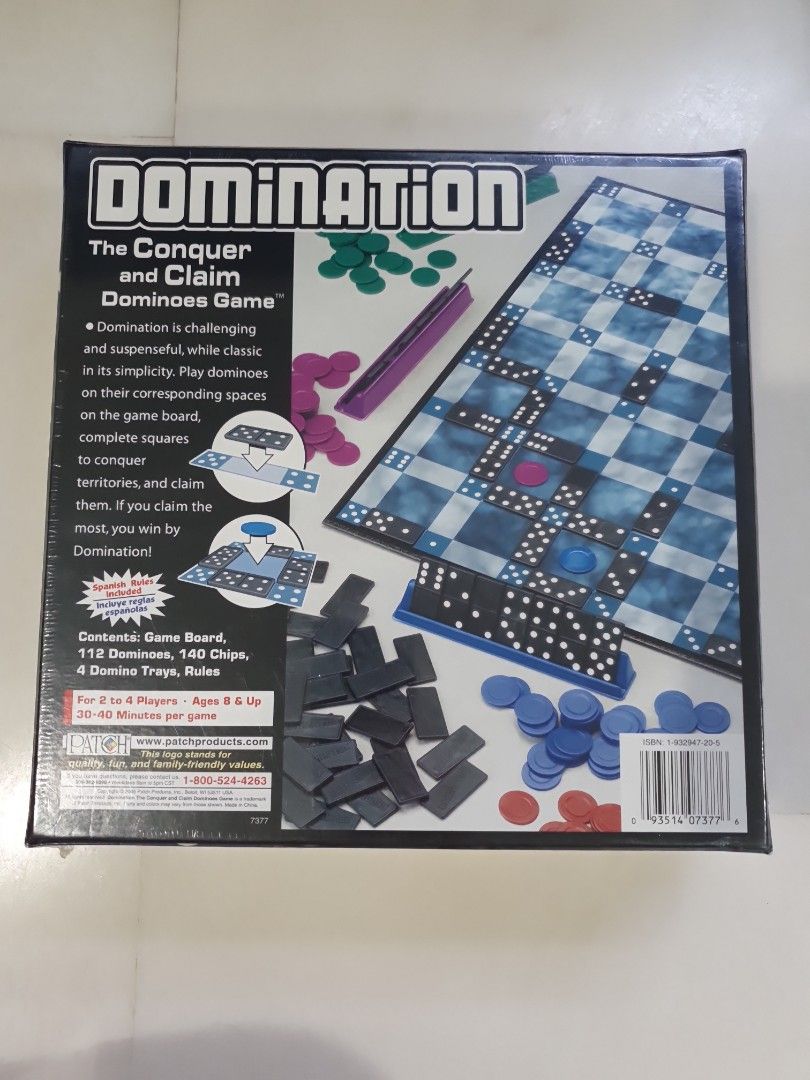 Domination Dominoes Game, Hobbies & Toys, Toys & Games on Carousell