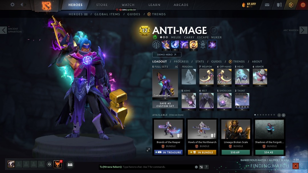 Dota 2 Inventory Sales, Video Gaming, Video Games, Others on Carousell