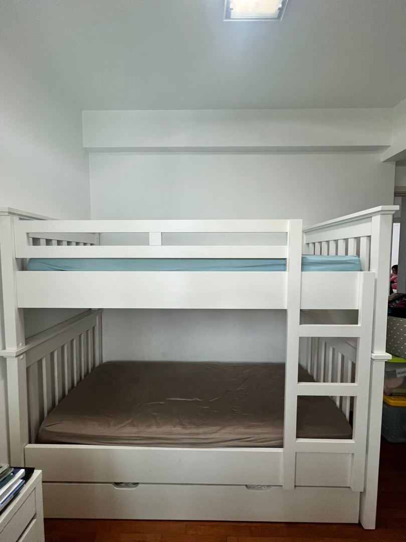 Double decker modular bed frame, Furniture & Home Living, Furniture ...