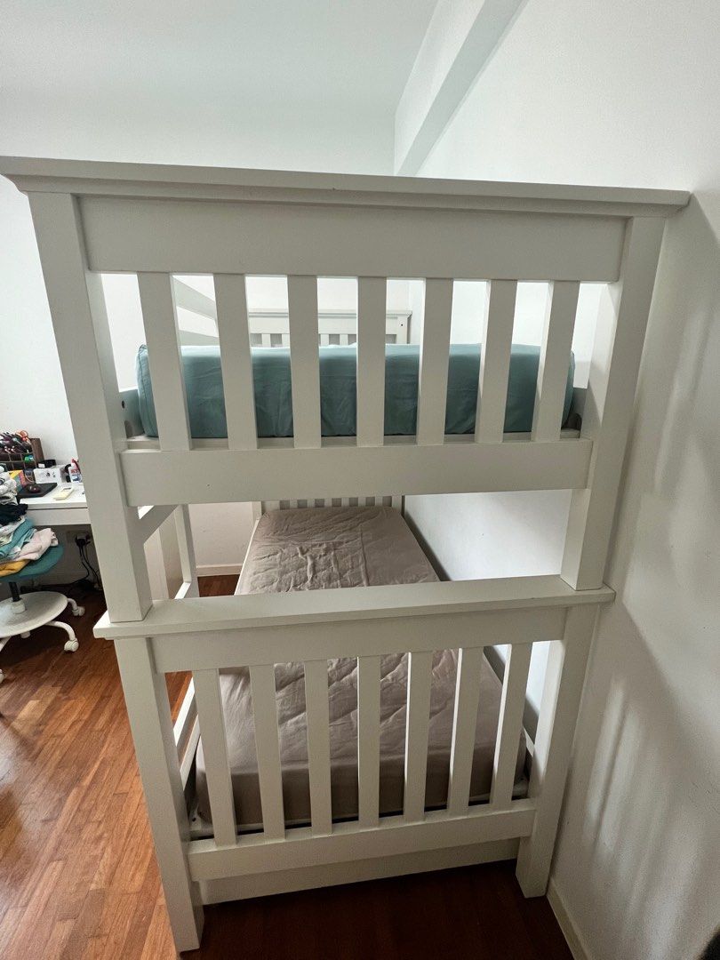 Double decker modular bed frame, Furniture & Home Living, Furniture ...