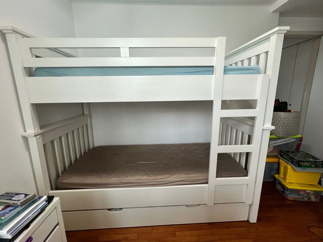 Double decker modular bed frame, Furniture & Home Living, Furniture ...