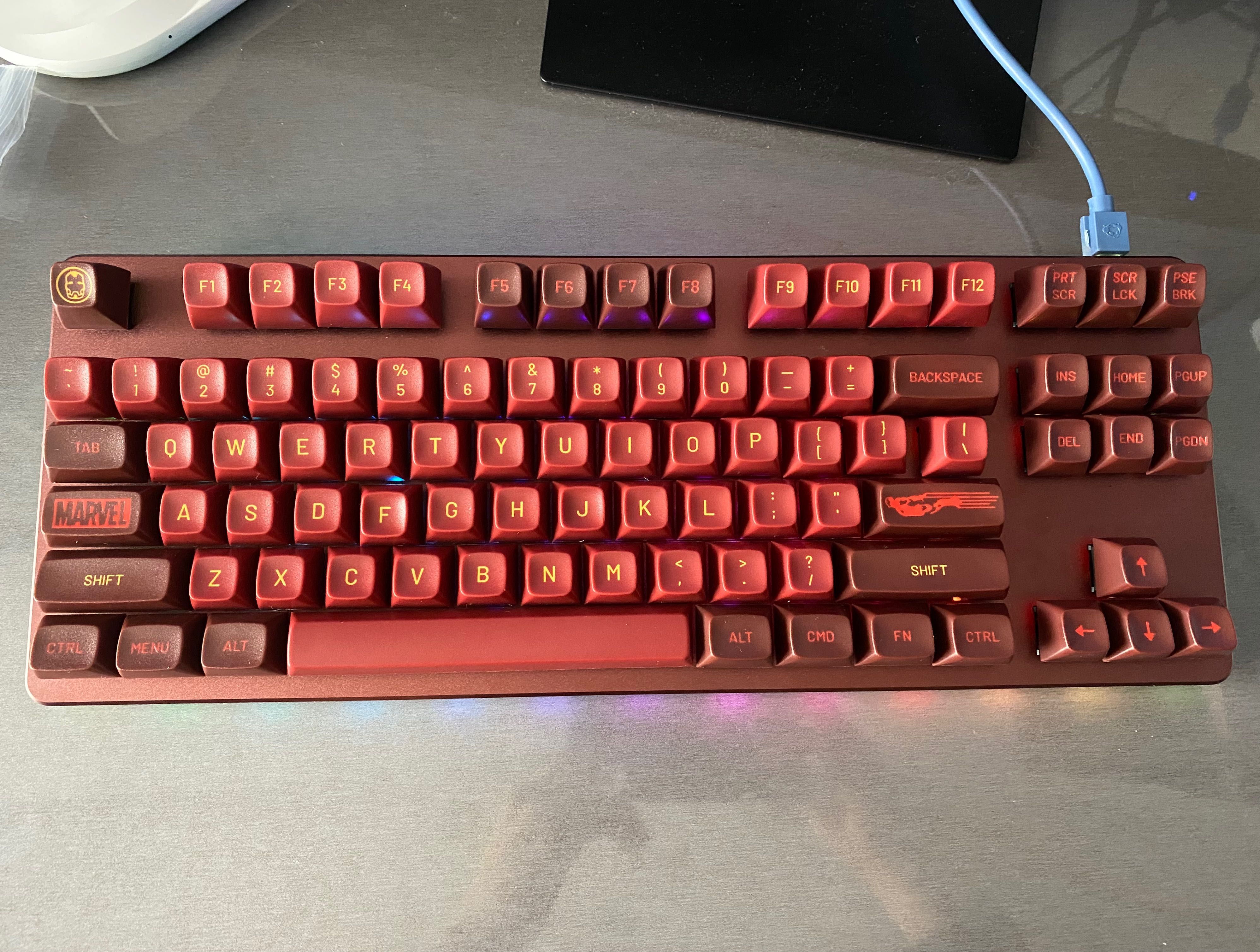 DROP + MARVEL IRON MAN KEYCAP SET, Computers & Tech, Parts ...