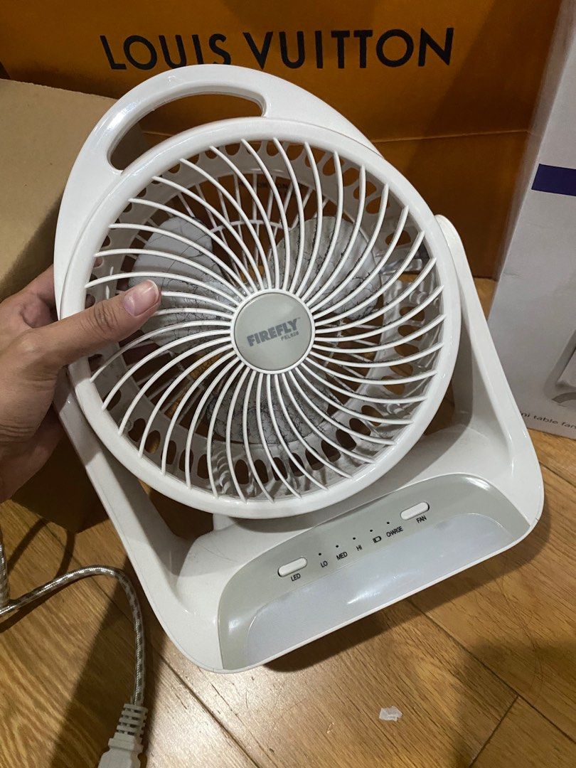 Emergency fan with light, Furniture & Home Living, Lighting & Fans ...