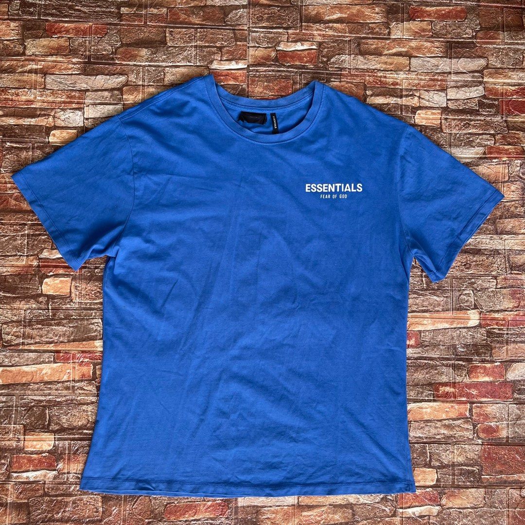 ESSENTIALS X CRENSHAW (BLUE), Men's Fashion, Tops & Sets, Tshirts ...