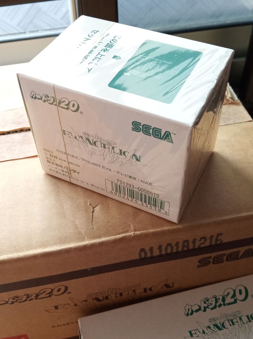 Evangelion(EVA) japanese carddass part 1 20yen white/long box/carton, Hobbies & Toys ...