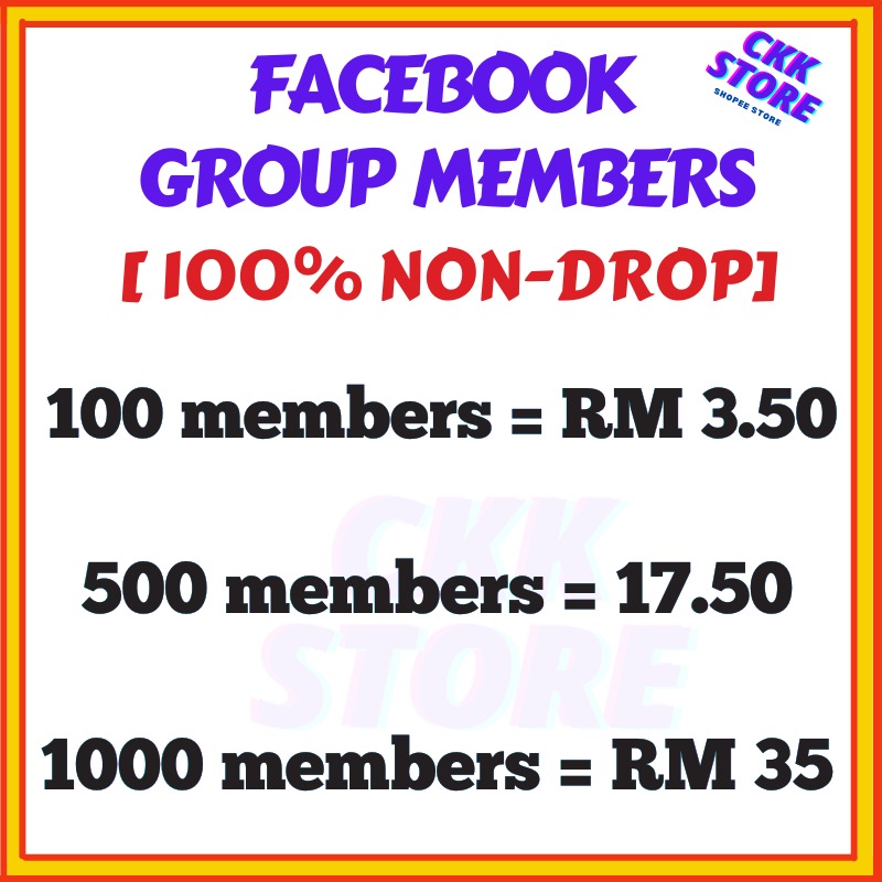 fb / facebook group members [ Non Drop ], Computers & Tech, Parts ...