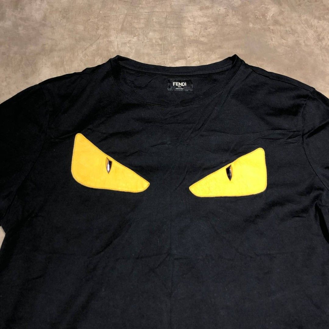 Fendi Monster Eyes Tee, Luxury, Apparel on Carousell