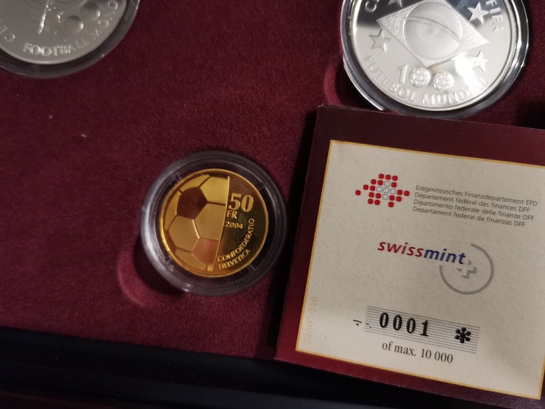 FIFA 100 Years Gold & Silver Coins (1 out of 10000), Hobbies & Toys ...