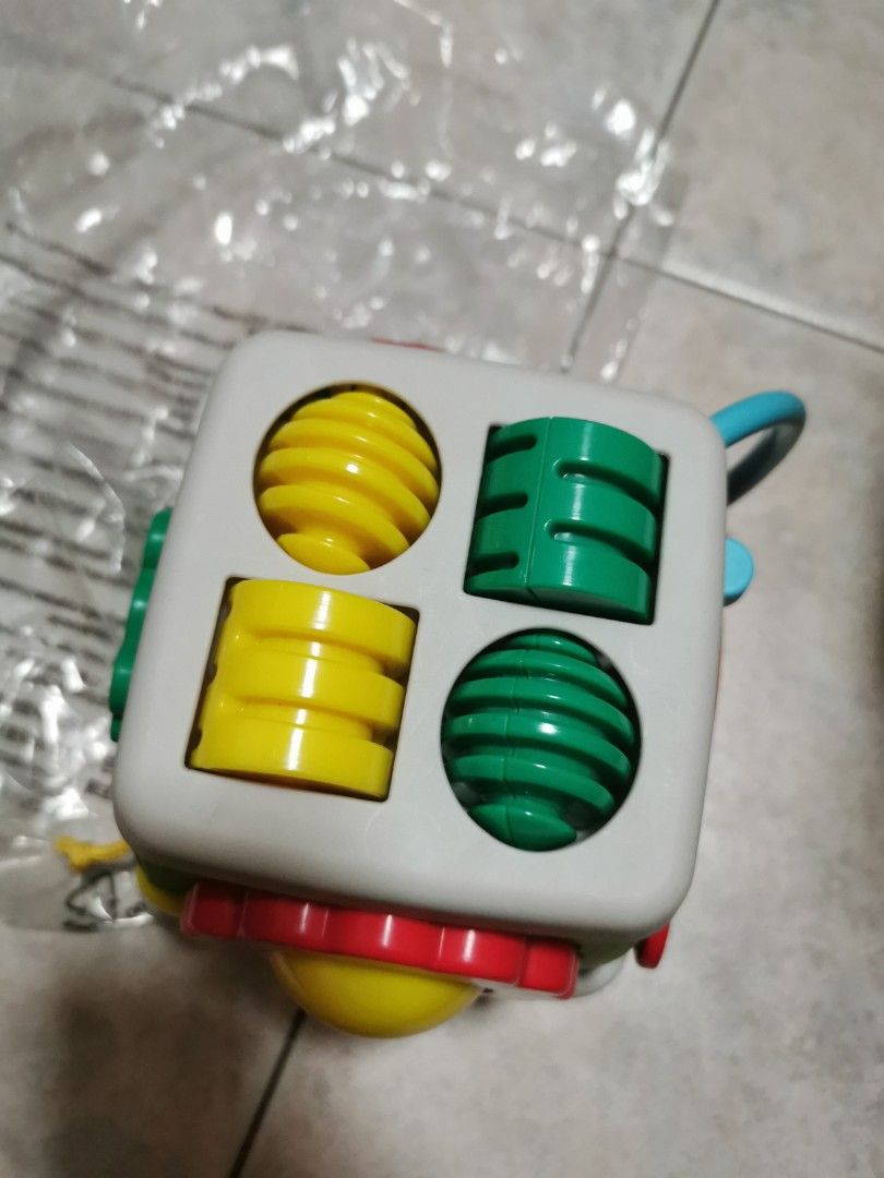 Fisher Price Take & Turn Activity Cube, Babies & Kids, Infant Playtime ...