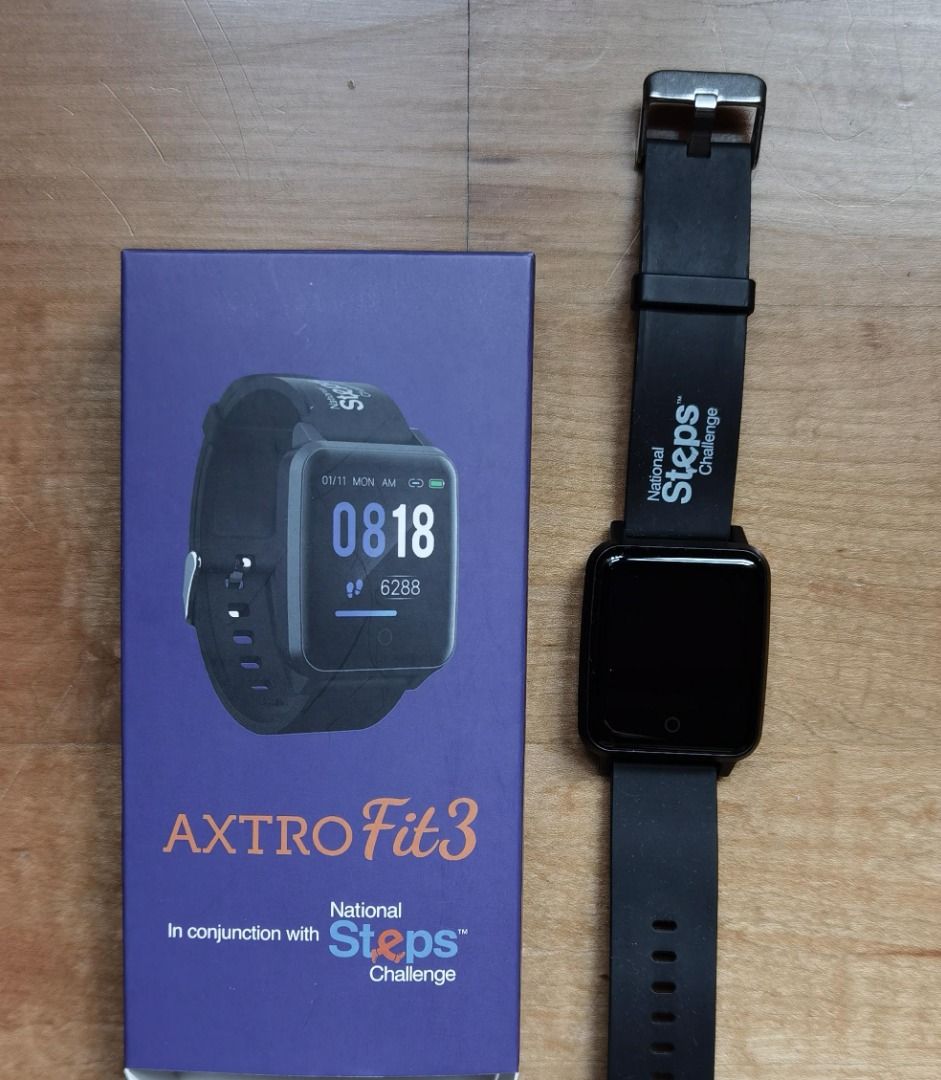 Fitness tracker Axtro Fit 3, Mobile Phones & Gadgets, Wearables & Smart ...