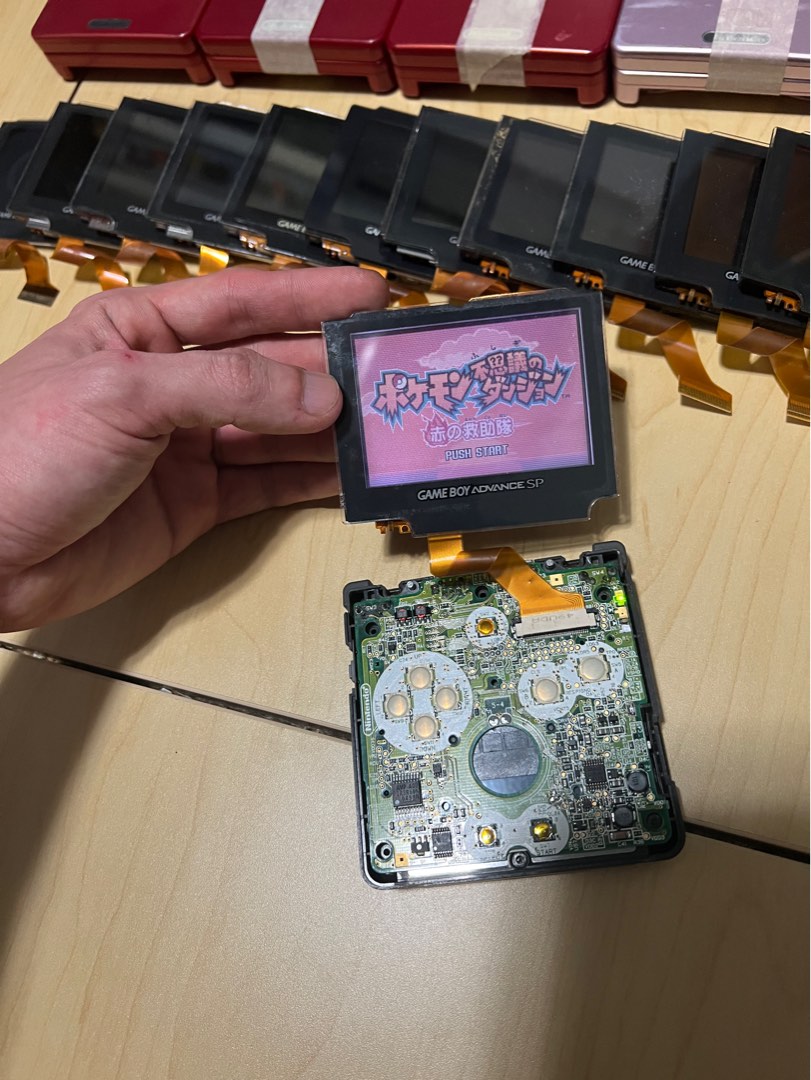 Nintendo Gameboy SP original screen(ags 001), Video Gaming, Video Games ...
