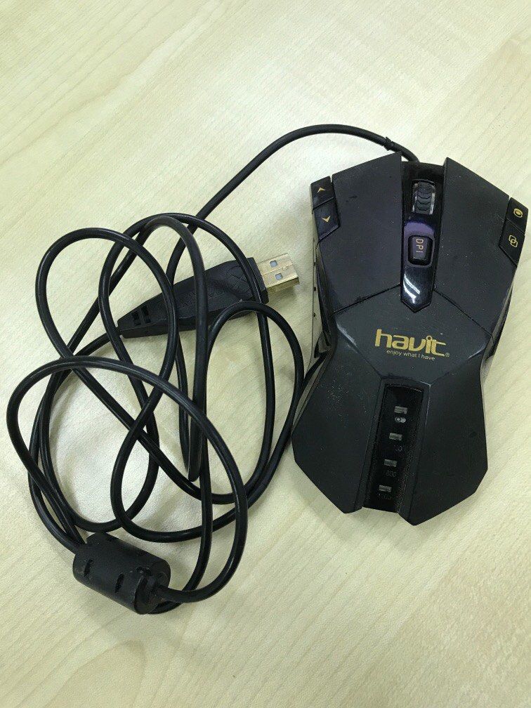 Gaming mouse- Havic, Computers & Tech, Parts & Accessories, Mouse ...
