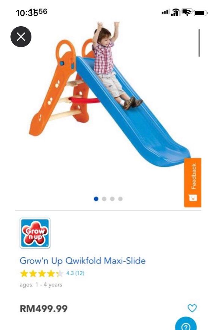 Gelongsor (slide), Babies & Kids, Infant Playtime on Carousell