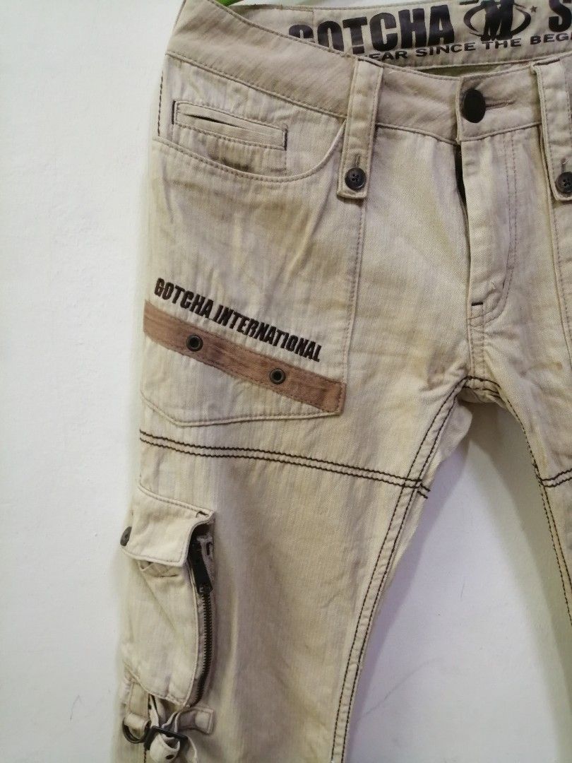 Gotcha Cargo Pant, Men's Fashion, Bottoms, Trousers on Carousell