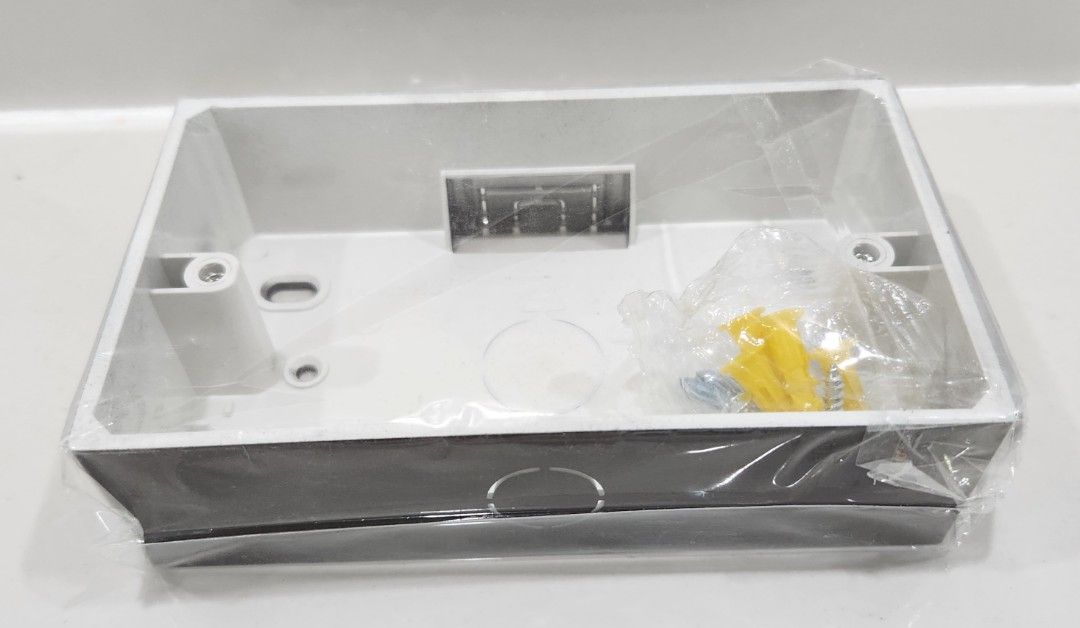 Gray Switch Socket Box for Single gang and Double gang, TV & Home ...