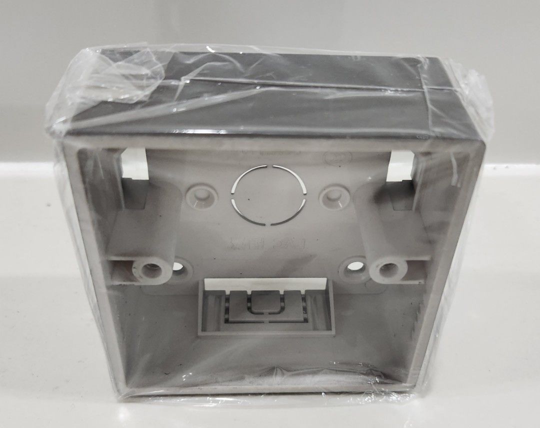 Gray Switch Socket Box for Single gang and Double gang, TV & Home ...