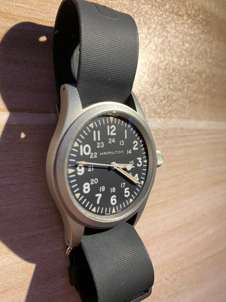 Hamilton H694390 Khaki Field Mechanical, Luxury, Watches on Carousell
