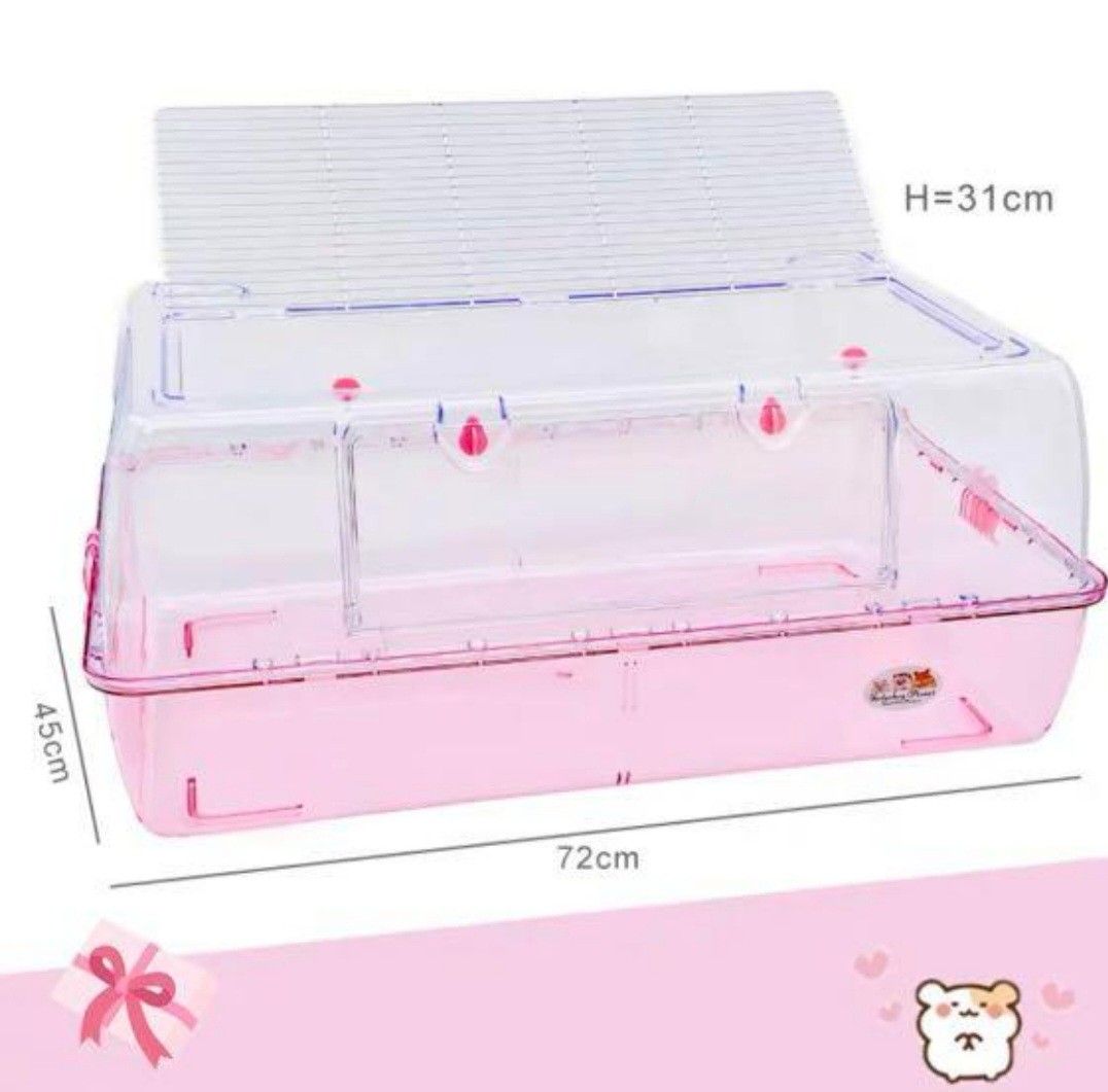 Hamster Acrylic Cage, Pet Supplies, Homes & Other Pet Accessories on ...