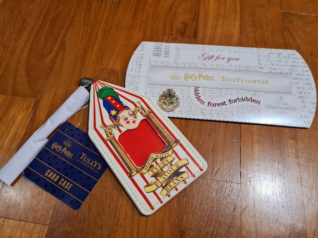 Harry Potter x Tully's Card Case Japan, Hobbies & Toys, Memorabilia ...